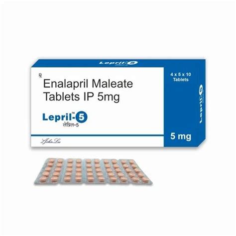 Lepril 5mg Tablet At ₹ 60stripe Enalapril Tablet In Nagpur Id