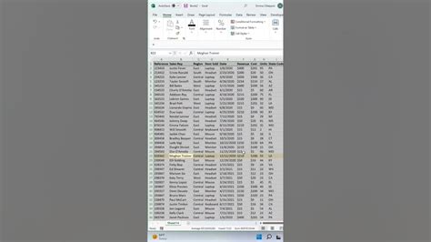 How To Automatically Highlight The Active Row Excel Youtube