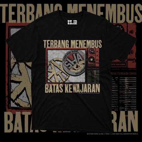Jual T Shirt Stand Here Alone Jav Version Kaos Unisex Shopee