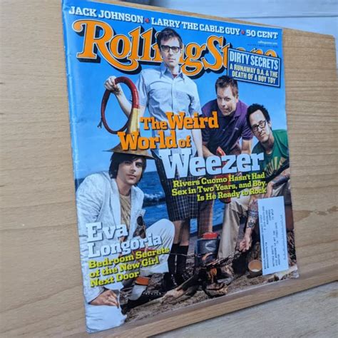 rolling stone magazine issue 973 may 5 2005 weezer eva longoria £14 20
