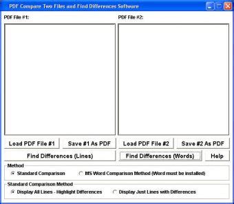 PDF Compare Two Files And Find Differences Software Download Find Text Differences Between Two PDF