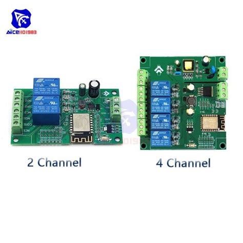 Cw ESP WIFI Channel Wifi Relay Module V Controller Board AC DC F Development