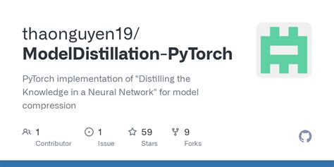 Github Thaonguyen19modeldistillation Pytorch Pytorch Implementation Of Distilling The