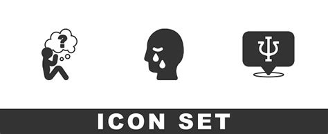 물음표로 머리를 설정 남자는 장례 슬픔과 심리학 Psi 아이콘을 무덤 벡터 개념에 대한 스톡 벡터 아트 및 기타 이미지 개념 건강한 생활방식 과학 Istock