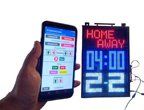 Triple Color Scoreboard Android Controlled Diy Digital Scoreboard For