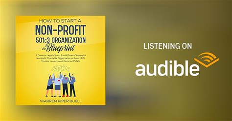 How To Start A Nonprofit 501c3 Organization The Blueprint Audiobook By