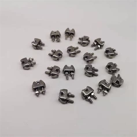 10pcs M88mm 와이어 로프 클립 U 볼트 타입 304 스테인레스 스틸 U 볼트 클램프 리프팅 도구