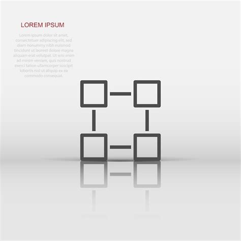 Premium Vector Blockchain Technology Vector Icon In Flat Style Cryptography Cube Block