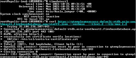 Curl Openssl Ssl Connect Connection Reset By Peer In Connection Technical Support