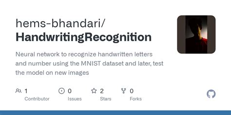 Github Hems Bhandari Handwritingrecognition Neural Network To Recognize Handwritten Letters