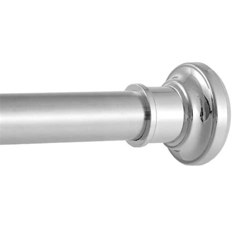 Wudkey 120 In Curtain Rod Tension Shower Curtain Rods In Silver