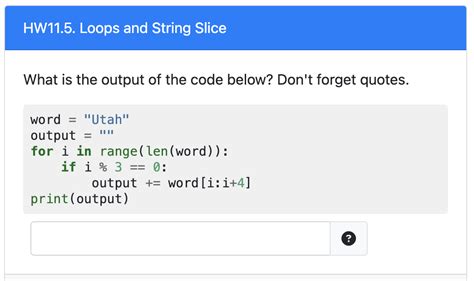 Solved What Is The Output Of The Code Below Dont Forget