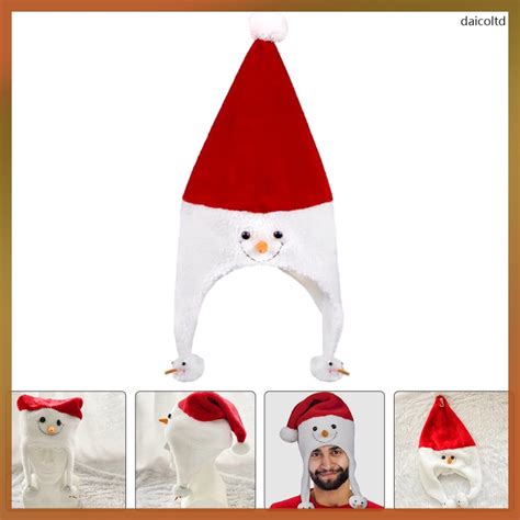 Daicoltd หมวกซานตาคลอส สโนว์แมน พร็อพปาร์ตี้คริสต์มาส สําหรับผู้ชาย Shopee Thailand