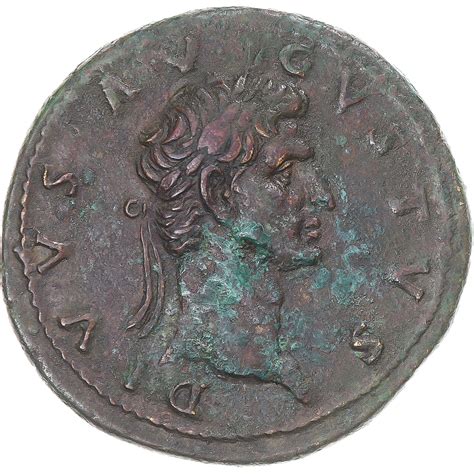 Coin Divus Augustus Sestertius 98 Ad Rome Bronze Ric 136