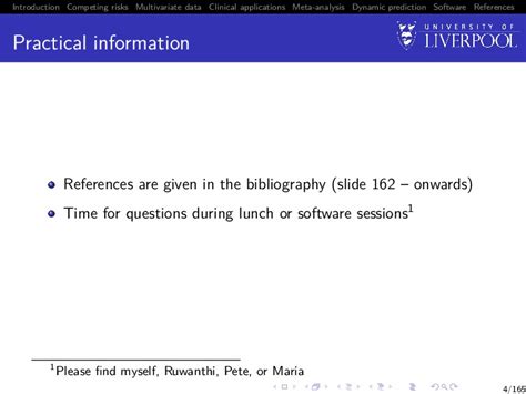 Joint Modelling Of Longitudinal And Time To Event Data Recent Extensions Speaker Deck