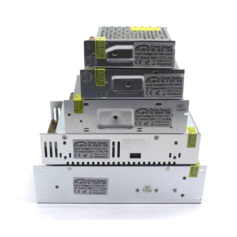 Single Output Switching Power Supply DC 36V 48W 60W 72W 100W 120W 150W 180W 200W 480W 500W 600W