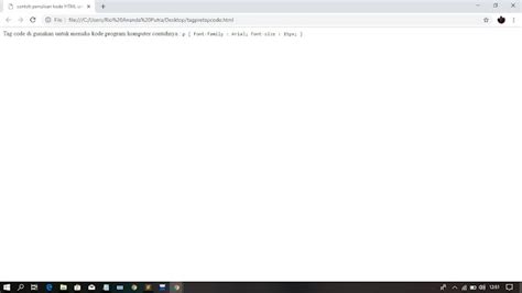 belajar html lengkap part 15 cara menulis kode program pada html tag