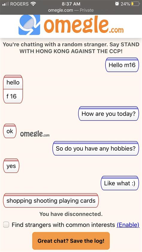i have more exciting conversations with the bots lol r omegle