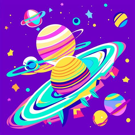 Spacecraft Vector Illustration Flat 2 Premium Ai Generated Vector