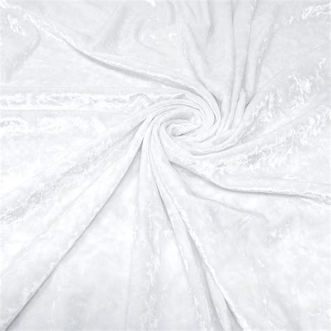 White Velvet Material