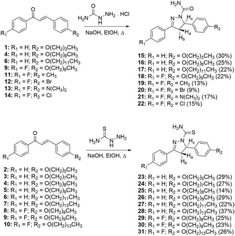 General Synthesis Of Pyrazolines Derivatives Download Scientific Diagram