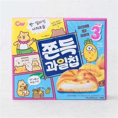 청우 쫀득 과일칩 메가마트몰