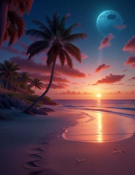 Premium Ai Image A Stunningly Beautiful Sunset Generative Ai