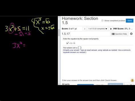 Lesson 8 7 Practice A Solving Quadratic Equations By Using Square Roots Tessshebaylo