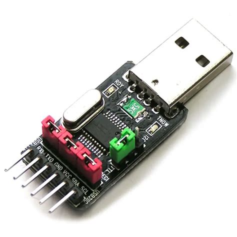 2 in 1 ch341t module usb to i2c iic uart ttl master adapter converter