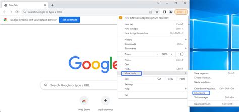 Chrome Extension Clicknium