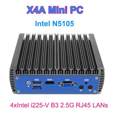 New 2 5g Pfsense Router 11th Intel N5105 4 Lntel I225 Nics Nvme 2 Ddr4 Fanless Soft Router