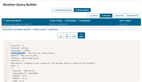 How To Load Weather Data In Javascript Using Fetch Api Jquery D3 Or Nodejs Visual Crossing