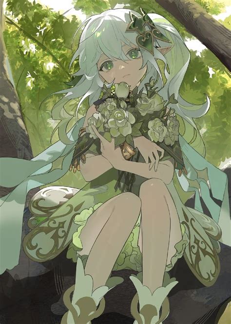 Нахида Милые рисунки Дизайн персонажей Рисунки девушки