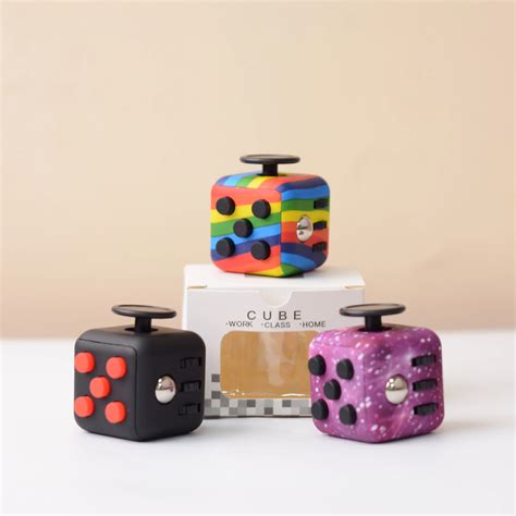 Custom Fidget Cube Sensory Fidget Toys Set Stress Relief Toys Magnetic