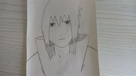 Как нарисовать Саске Учиха Легкий аниме рисунок Youtube