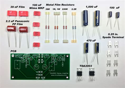 A Guide For Building Tda2003 Bridged And Stereo Amplifiers Circuit Basics