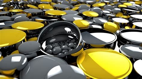 광택 있는 회색 및 노란색 색조의 회전 원 모양의 추상 3d 렌더링 3차원 원 3d 모양 3d 기하학적 배경 일러스트 및 사진 무료 다운로드 Pngtree