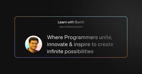 Learn With Sumit Lws Community