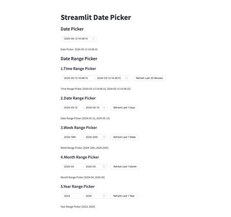 Streamlit Date Picker Python Package Health Analysis Snyk
