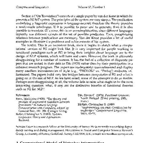 A Computational Model Of Metaphor Interpretation Acl Anthology