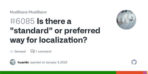 is there a standard or preferred way for localization · mudblazor