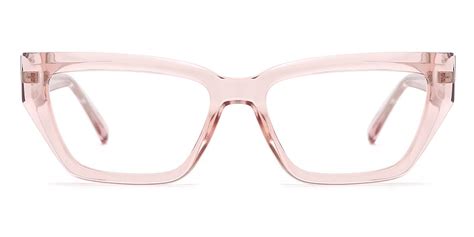 Katherine Rectangle Pink Glasses For Women Lensmart