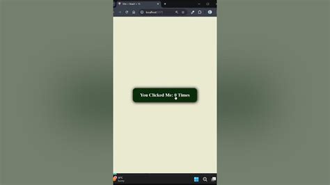Counter Using Usestate Reactjs Js React Usestate Ytshorts Latest