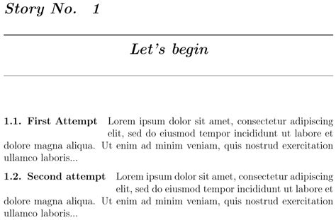 Latex Paragraph Telegraph
