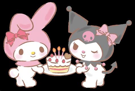 Freetoedit Mymelody Kuromi Birthday Sticker By Lovesanrio In 2023