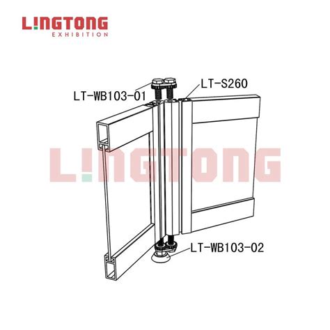 Top Connector For Foldable Wall Folding Partition Wall Foldable Exhibition Wall