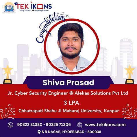 Bhupathi Gopal On Linkedin Successstory Careergrowth Tekikonsacademy Alekassolutions