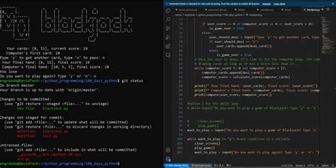 100daysofcode Codingmilestone Blackjackgame David Akinola
