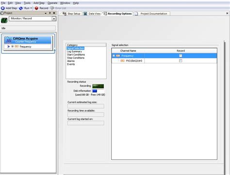 Solved Cannot Datalog Frequency Counter Data In Signalexpress 2014