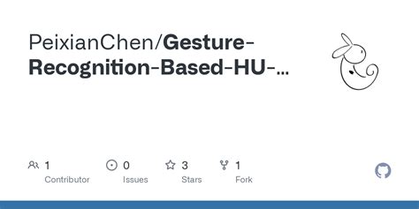 Github Peixianchengesture Recognition Based Hu Moments